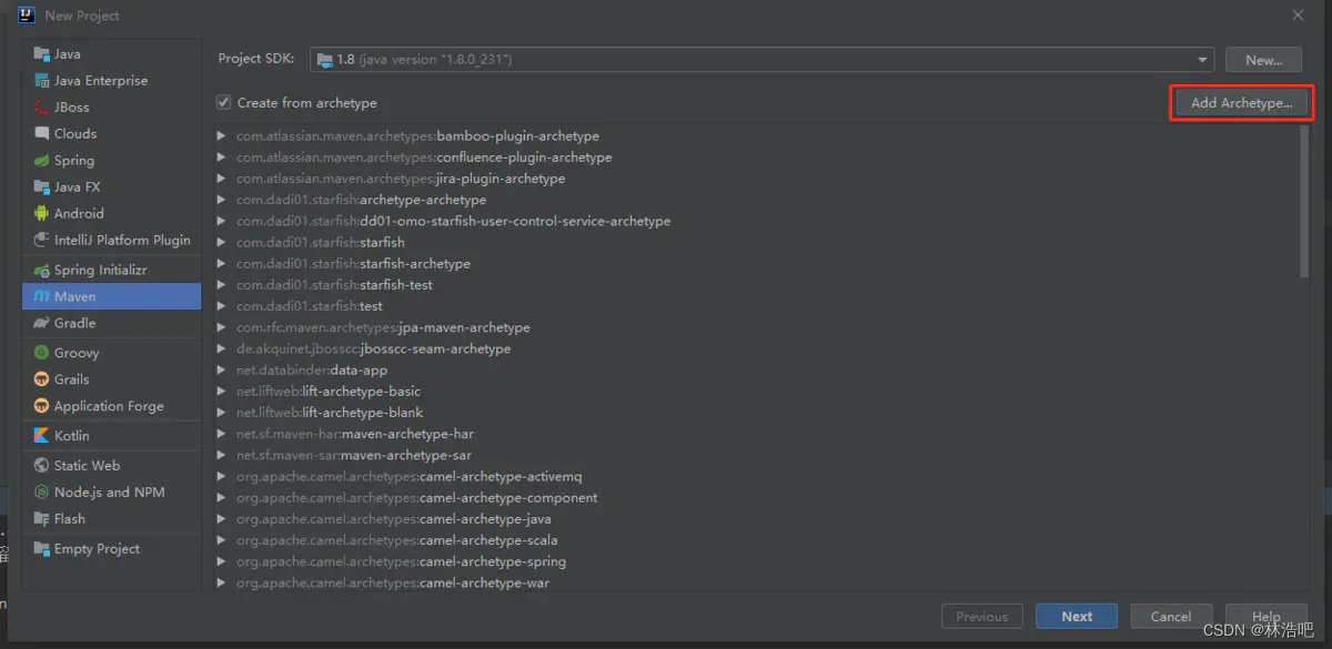 IDEA使用maven自定义archetype_idea maven archetype怎么填-CSDN博客
