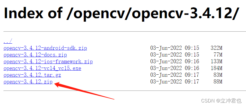 Ubuntu20 04安装opencv3 4 12 Opencv 3 4 12 Sdk Csdn博客