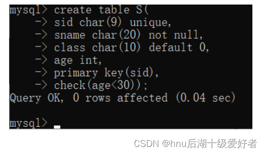 【数据库】实验3:数据库完整性定义与检查创建表时定义实体完整性列级实体完整性 定义学生表的实体完整性。 任务描述 定 Csdn博客