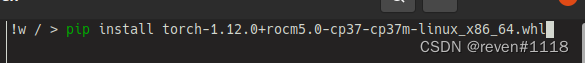 ubuntu22.04安装rocm教程，AMD深度学习，6800xt配置pytorch、CUDA（已更新）本地安装torch_rocm安装 ...