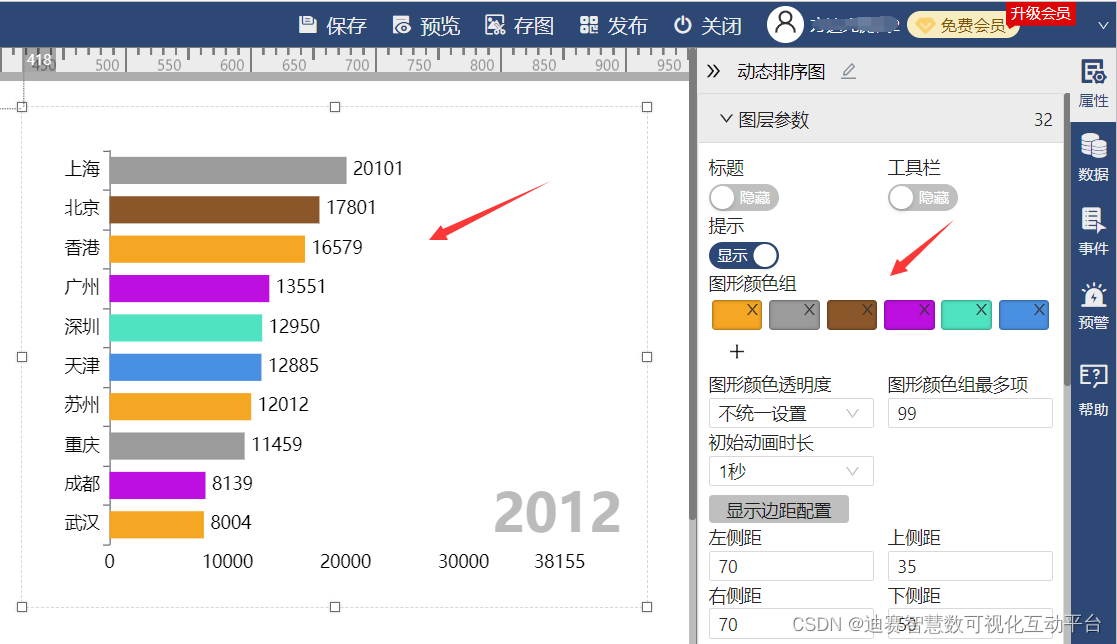 数据可视化之动态排序图：感受中国房价变动的视觉盛宴 排序 可视化图 Csdn博客