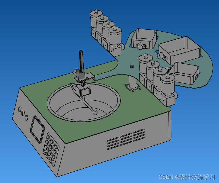 家庭自动炒菜机设计（论文+CAD图纸+SolidWorks三维+ppt+驱动控制子程序）_炒菜机器人soildworks-CSDN博客
