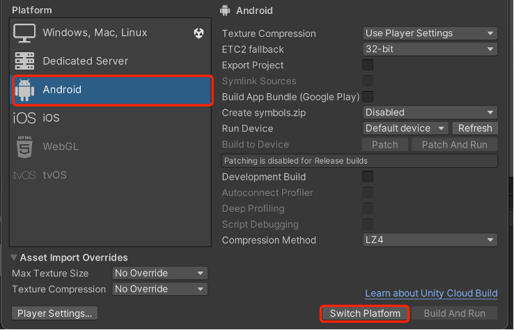 ARFoundation系列讲解 - 08 真机调试之Android_arfoundation unity里面调试-CSDN博客