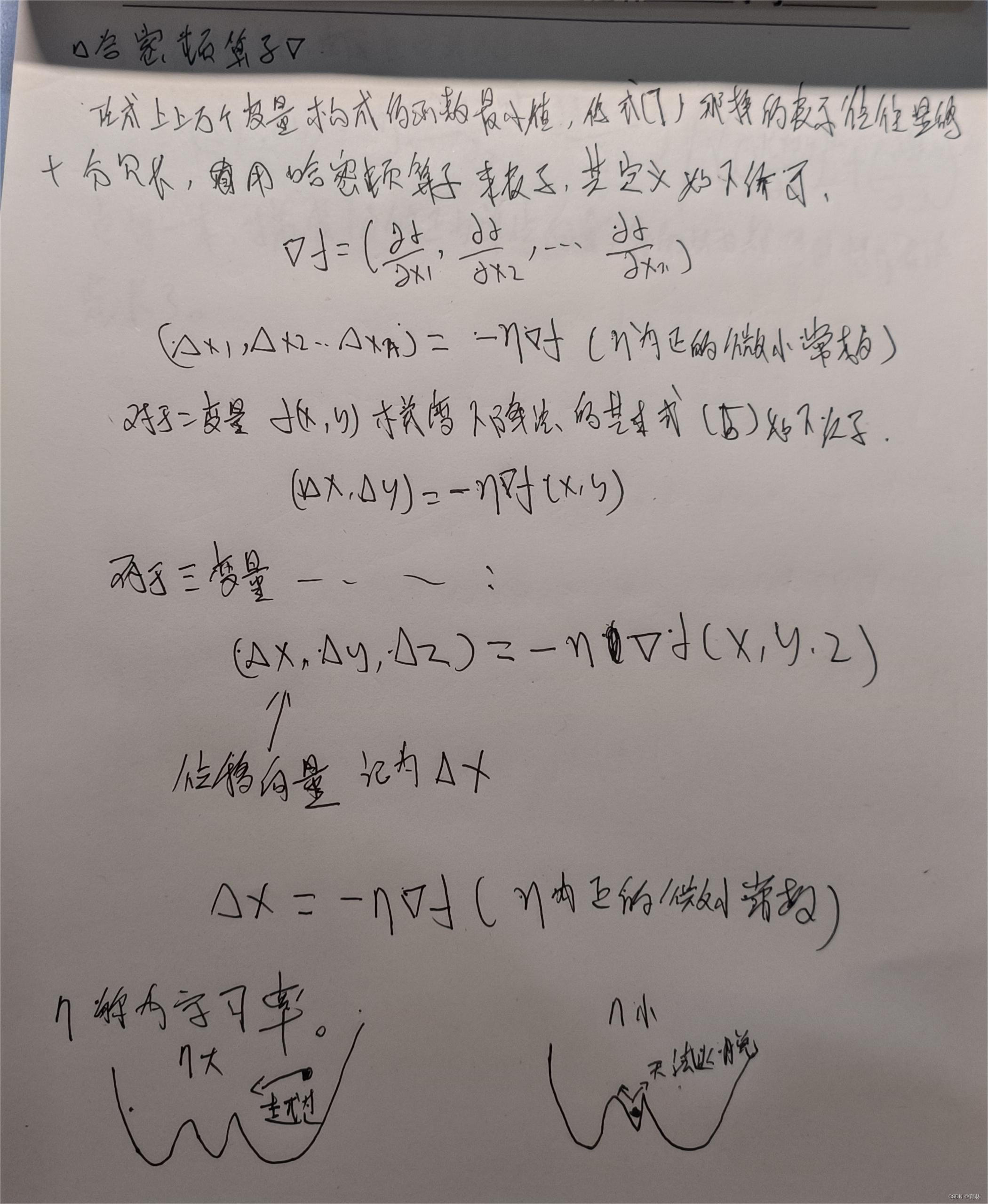 梯度下降原理和神经网络数学基础 Csdn博客 