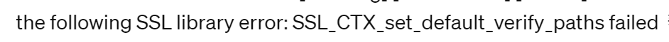 [MY-010069] [Server] Failed to set up SSL because of the following SSL library error: SSL_CTX ...