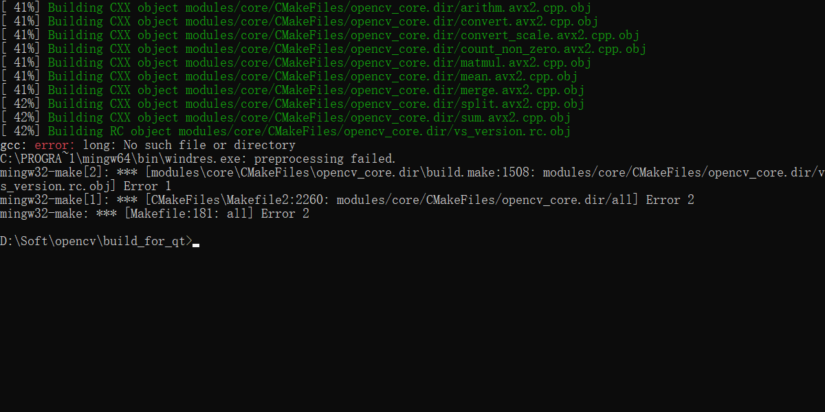 QT中配置OpenCV_qt mingw32-make-CSDN博客