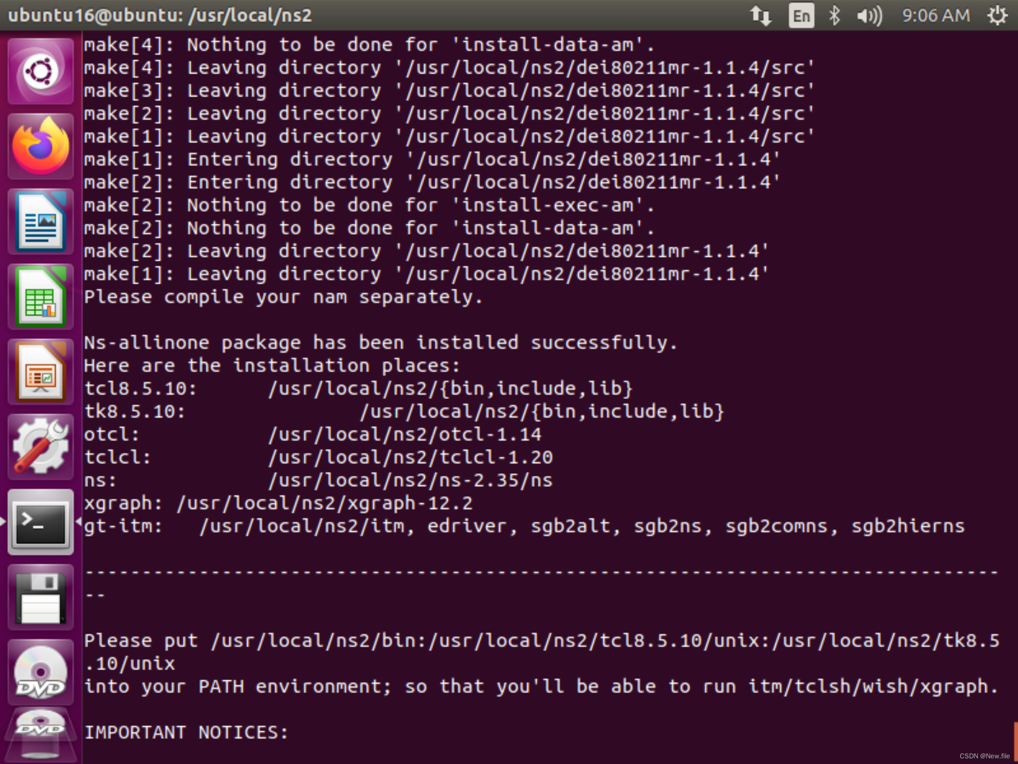 ubuntu安装ns2_ns2安装-CSDN博客