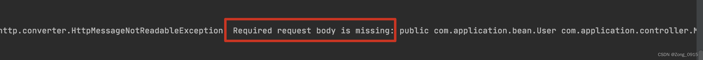 Spring常见问题解决 Required Request Body Is Missing Csdn博客