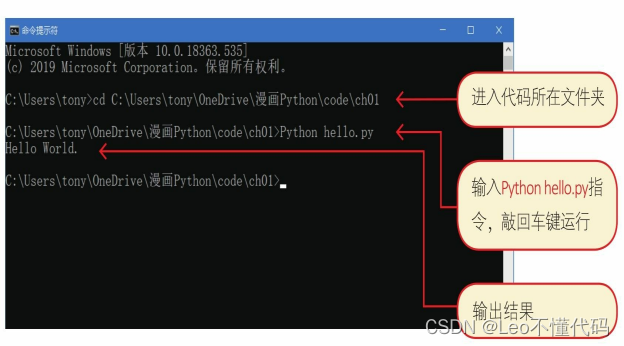 03python 第一课两种方式编写和运行 Python 程序 Csdn博客