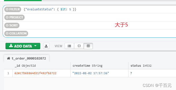 Mongodb Compass查询 Id 大于 Inmongodb Compass 查询 Csdn博客