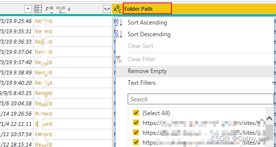 Power BI 链接 SharePoint Folder 数据源_powerbi sharepoint_Cathy.wei的博客-CSDN博客