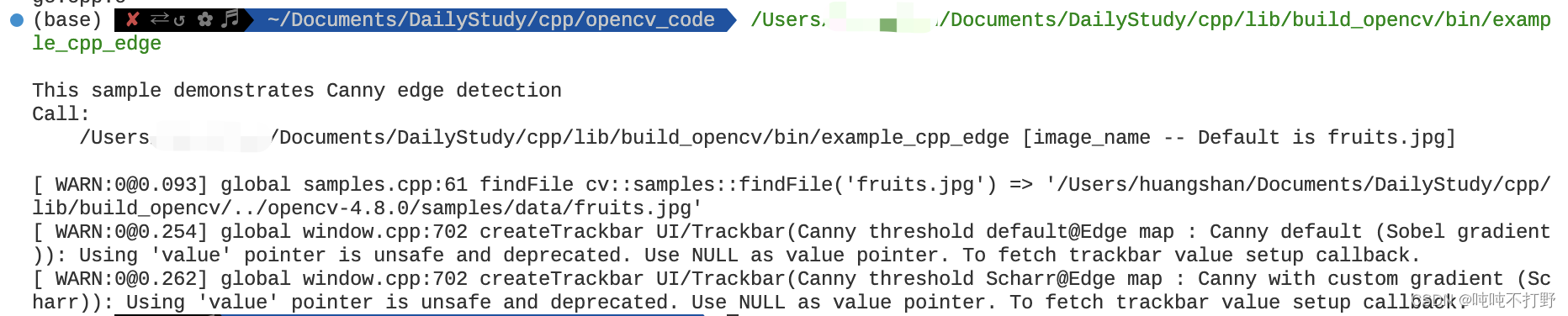 学习Opencv（蝴蝶书/C++）代码——1.macOS下安装OpenCV4.8.0和QT5.15（C++）_macos安装opencv-CSDN博客