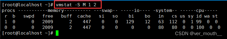 优化命令之vmstat——监控虚拟内存、进程、cpu_vmstat命令可以监控哪些信息_糖醋·小排顾的博客-CSDN博客