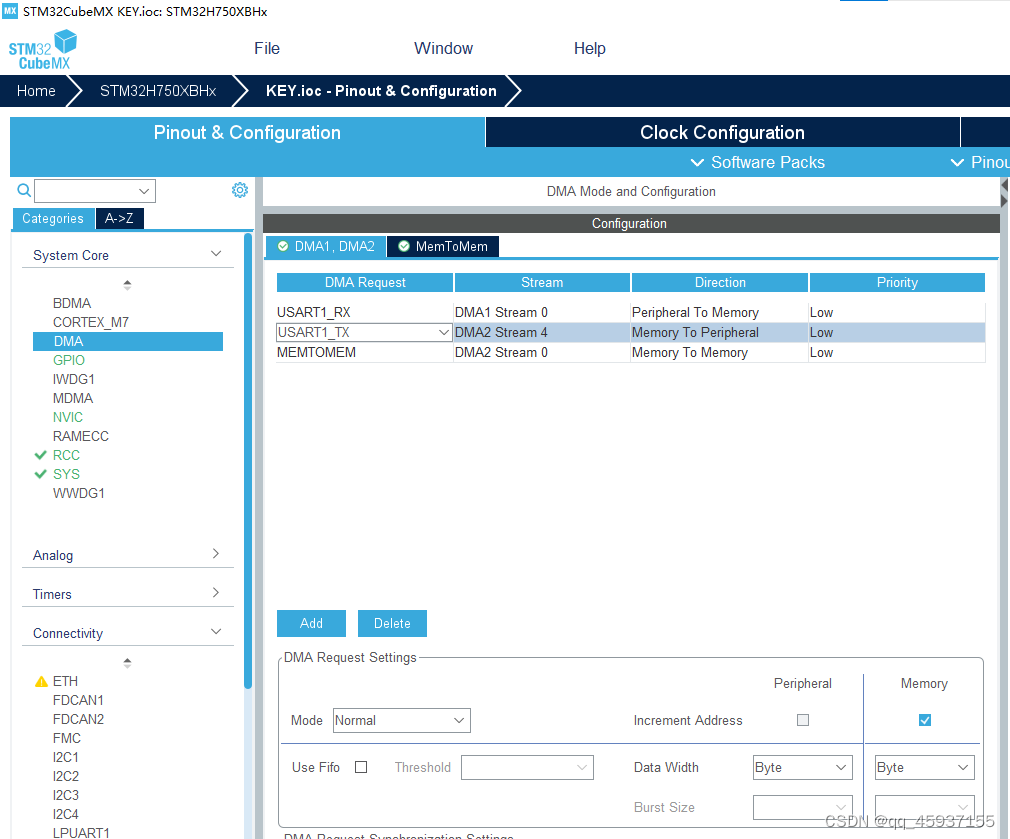 STM32HAL库 DMA使用笔记_stm32 hal dma-CSDN博客