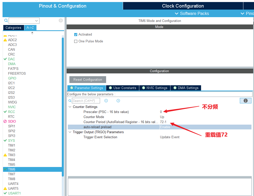STM32CubeMX | STM32使用DAC+DMA+TIM生成10KHz正弦波_stm32dac输出正弦波最高频率-CSDN博客