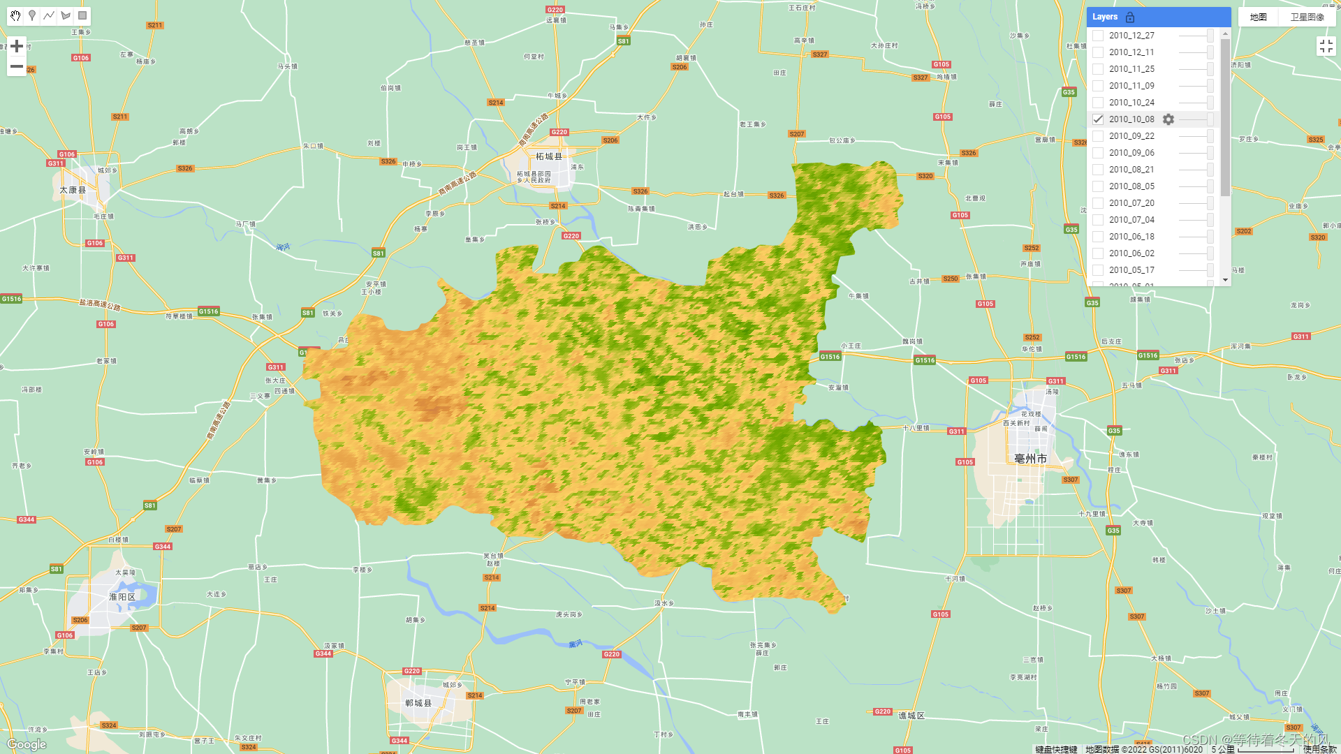 GEE开发之MODIS_NDVI一年之中的所有数据获取_modis年均ndvi数据-CSDN博客