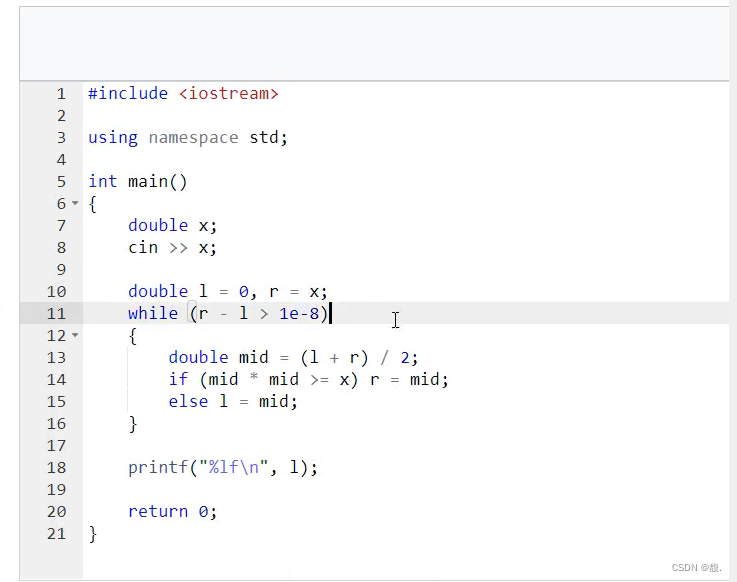 AcWing算法学习之二分法_二分查找acwing-CSDN博客