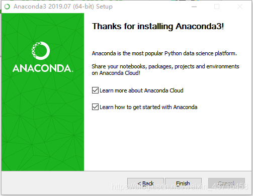 Anaconda3的安装，一起看看_clear the package cache upon completion-CSDN博客