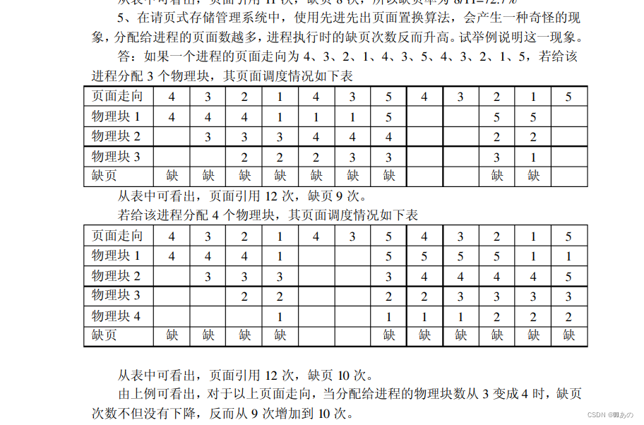 操作系统第六章课后习题答案(郁红英)计算机操作系统第六章课后答案 Csdn博客