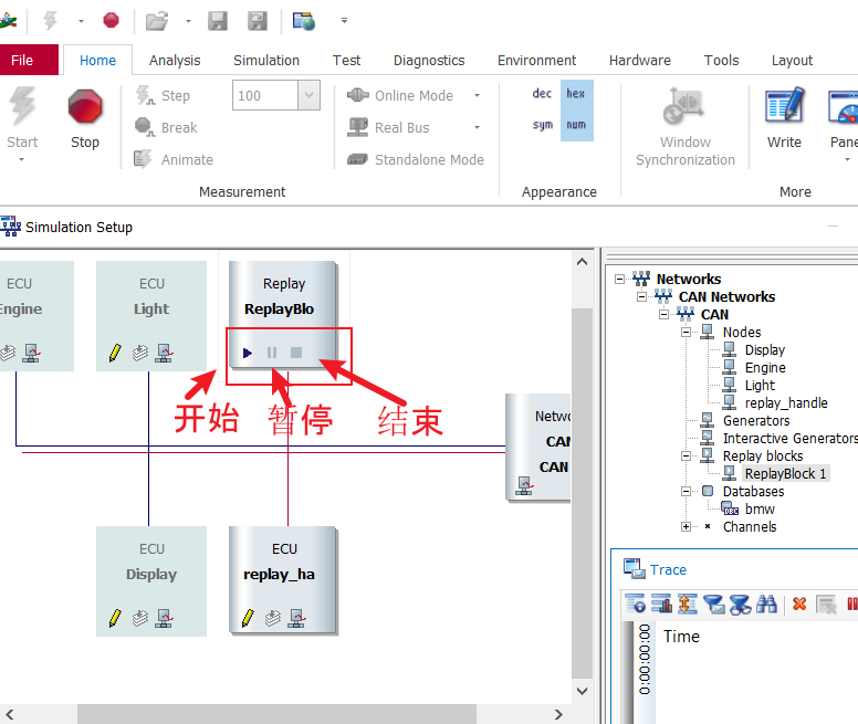 CANoe的数据回放（Replay Block），还是要结合CAPL脚本才能说的明白_canoe replay block-CSDN博客