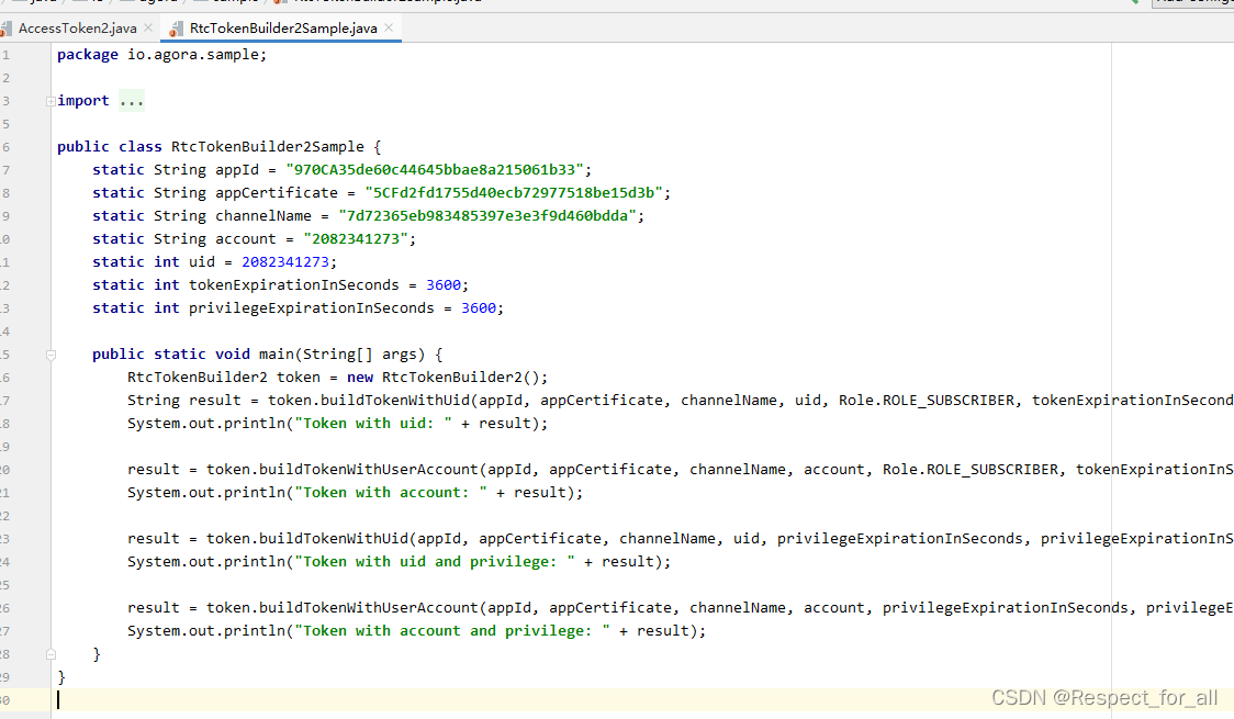 【无标题】声网服务端获取token_rtctokenbuilder2-CSDN博客