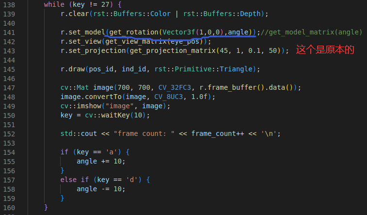 Games101-作业一: 旋转与投影_games101 fov-CSDN博客