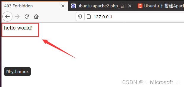 Debian apache2 修改网站根目录后显示Forbiden解决方法_==Microsoft==的博客-CSDN博客