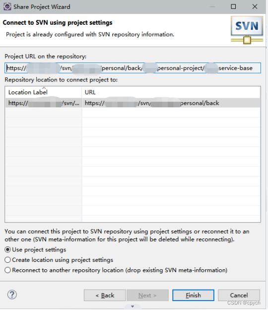 Eclipse嵌套项目部分项目丢失svn源信息eclipse Spring Cloud Svn Csdn博客