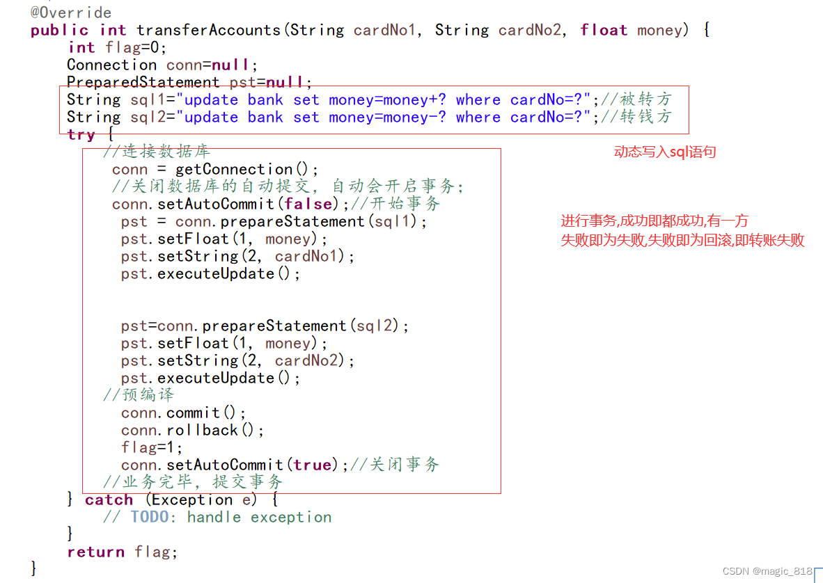 使用mybatisplusspring实现声明式事务实现转账功能idea怎么实现转账功能 Csdn博客 6705