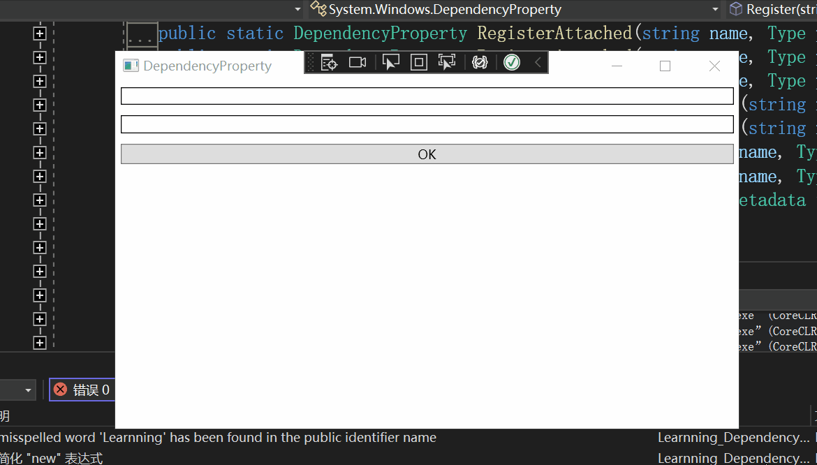WPF中的依赖属性（Dependency Property）_dependencyobject 的 dependencyproperty 上设置“binding”-CSDN博客