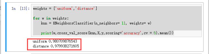 sklearn笔记9 KNN参数cross_val_score调参_import numpy as np from sklearn.neighbors import k-CSDN博客