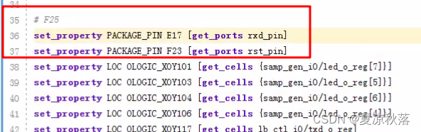 【vivado】Xilinx FPGA的 XDC约束中加入注释，为什么会导致该约束失效？_xdc xilinx-CSDN博客