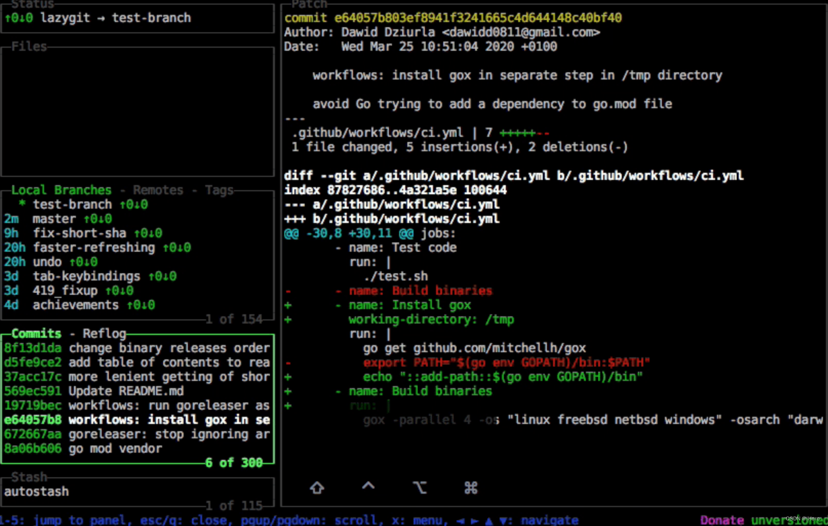 【GitHub】懒人 Git（Lazygit），Git 再也不难了-CSDN博客