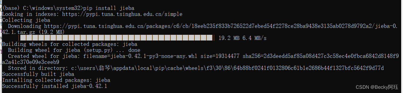 Jupyter找不到jieba库的解决办法:modulenotfounderror No Module Named ‘jieba‘jupyter无法jieba Csdn博客 8199