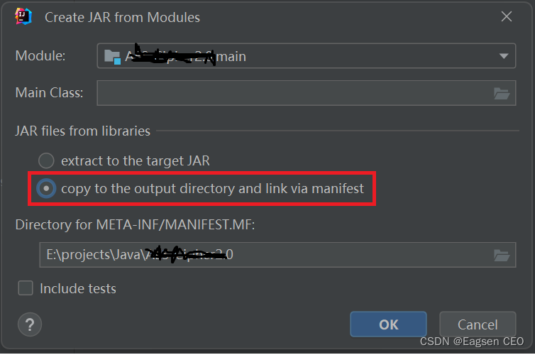 如何在 IDEA 中对一个目录单独打Jar包_idea 把指定目录的java文件达成jar包-CSDN博客