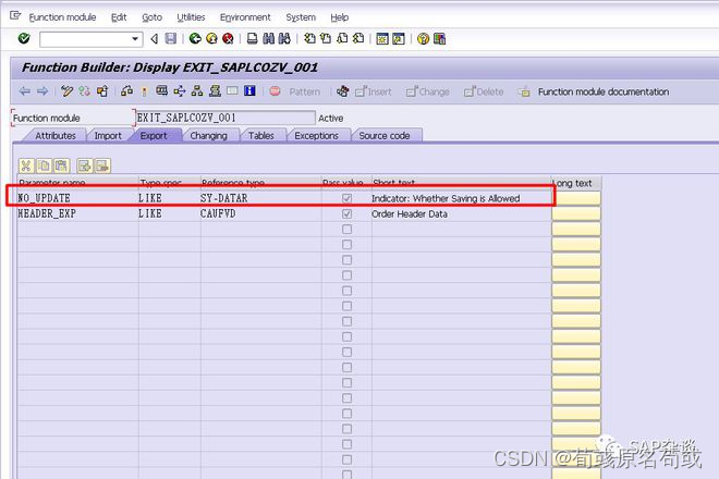 SAP 工单CO01/CO02增强 （RFC: CO_BI_AFPO_UPD 、CO_BI_AFPO_GET 和 SMOD : PPCO0007）＜转载＞_co01 增强-CSDN博客