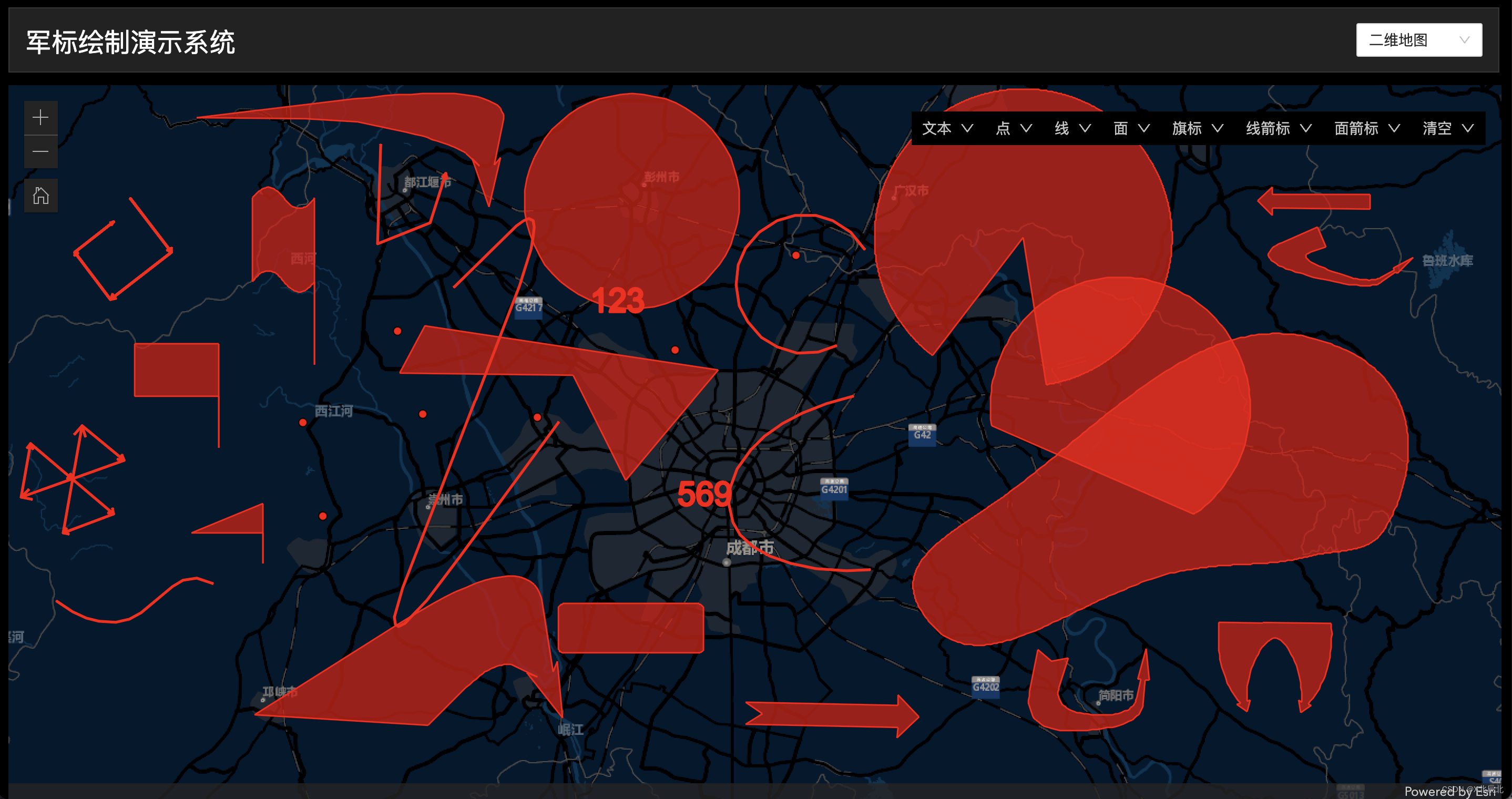 ArcGIS API for JavaScript（最新版） 军标绘制_arcgis绘制军标-CSDN博客