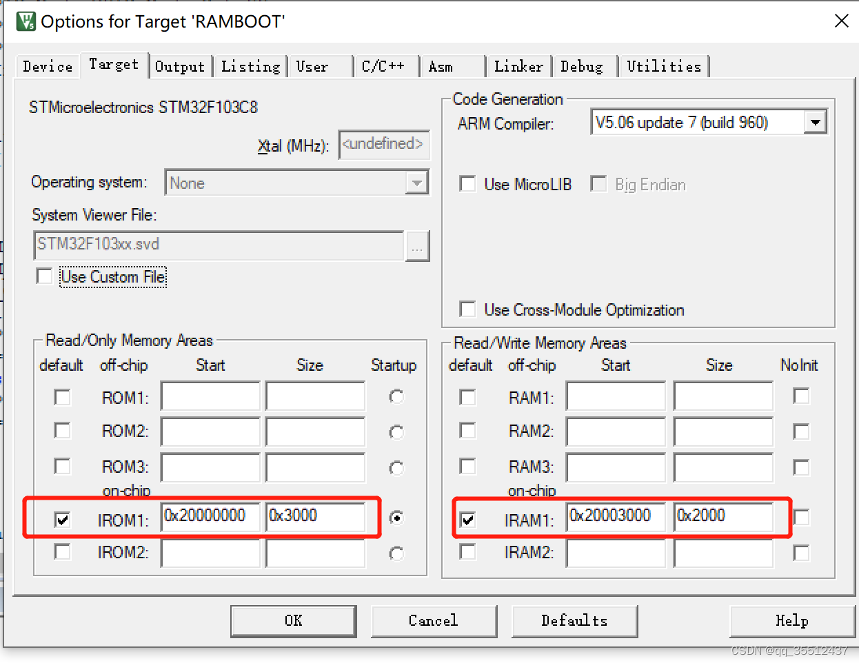 Keil STM32配置SRAM启动并解决SRAM模式代码跑向中断向量表导致程序跑飞的问题_stm32 sram启动-CSDN博客