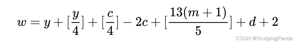 zeller formula根据日期求星期 c语言怎么由日期得到星期？-CSDN博客