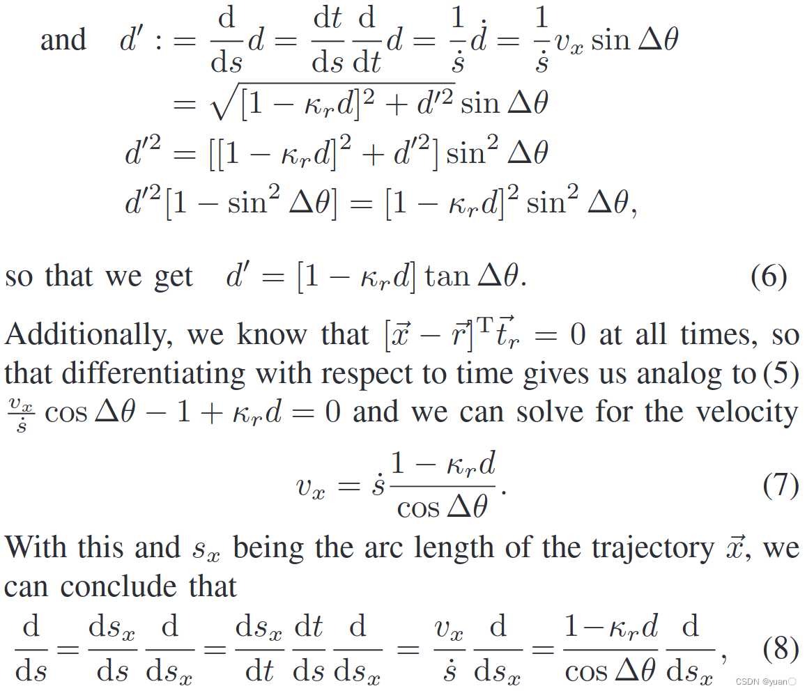 【论文笔记】Optimal trajectory generation for dynamic street scenarios in a Frenét Frame-CSDN博客