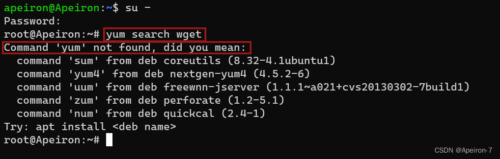 【Linux】Ubuntu 可以不用安装 yum_ubuntu没有yum list installed shadow-utils-CSDN博客