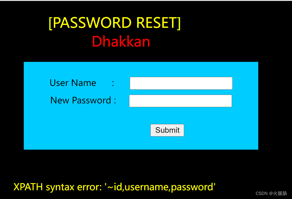 Sqli-labs第十七关之UpdateXML_select updatexml(-CSDN博客