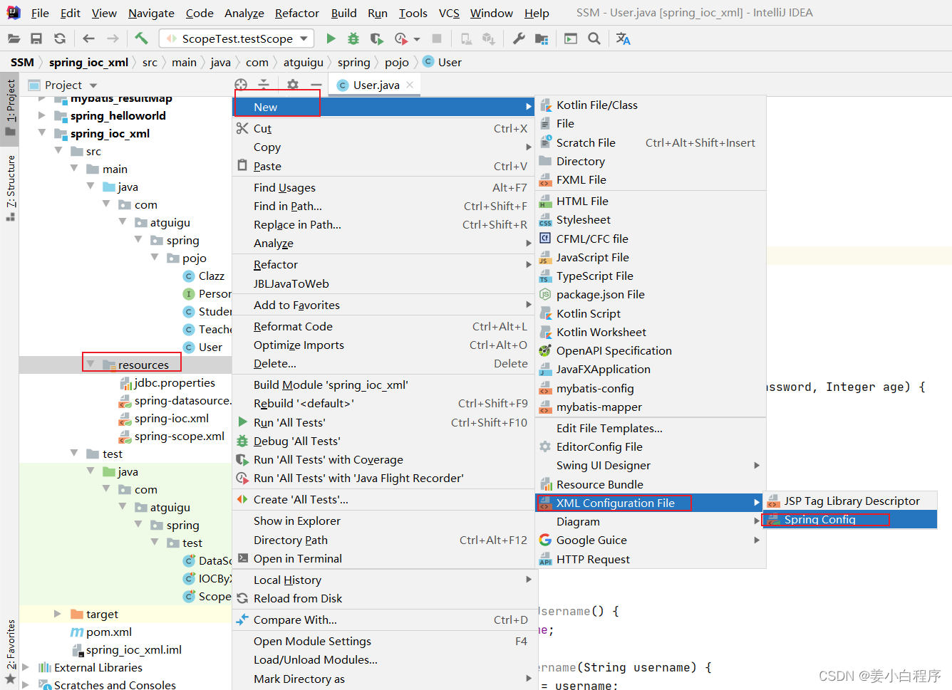 (续)SSM整合之spring笔记(IOC ，：bean的作用域，bean的生命周期，bean的后置处理器)（P080—P083）_applicationcontext ioc=new ...