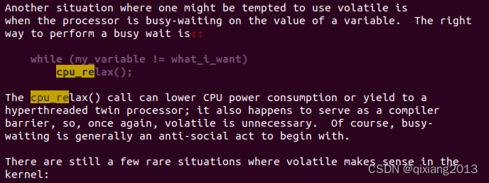 cpu_relax和_mm_pause_mmpause-CSDN博客