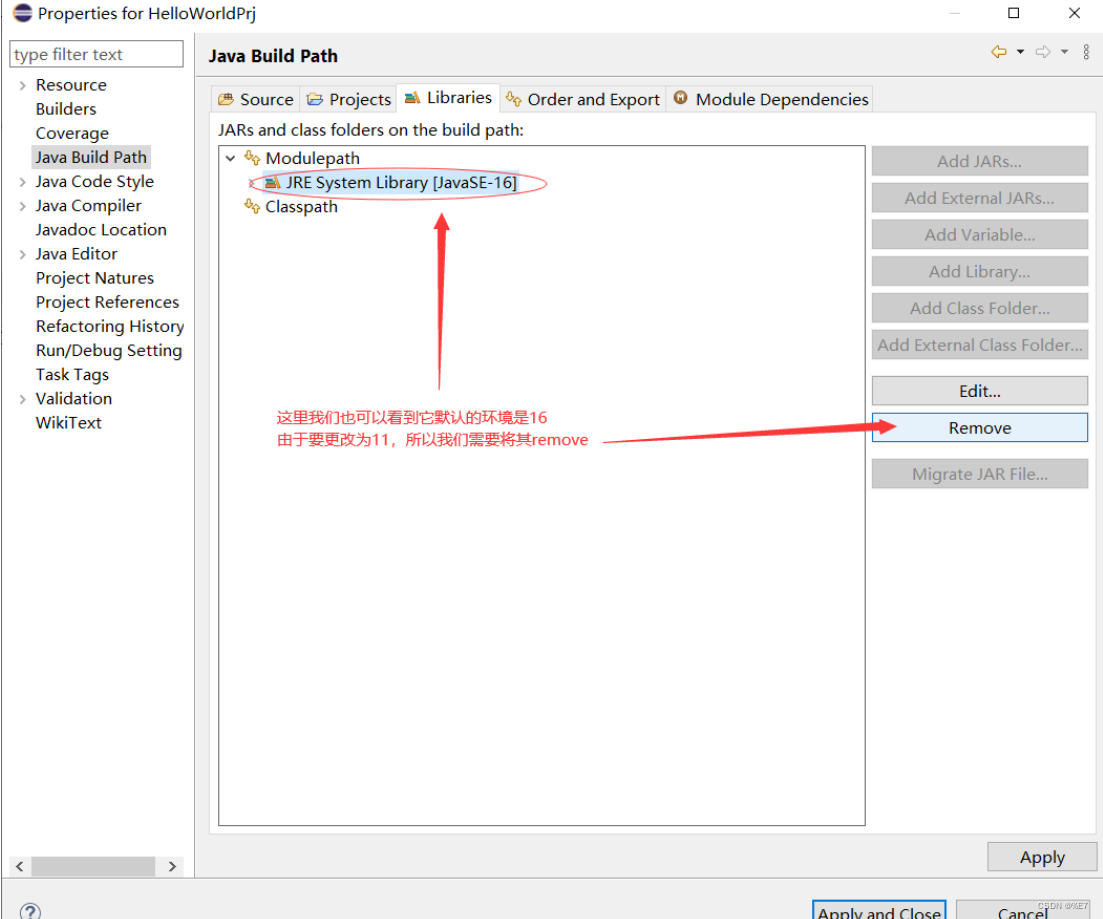 Eclipse内更改项目的jdk版本_ecplise修改jdk版本-CSDN博客