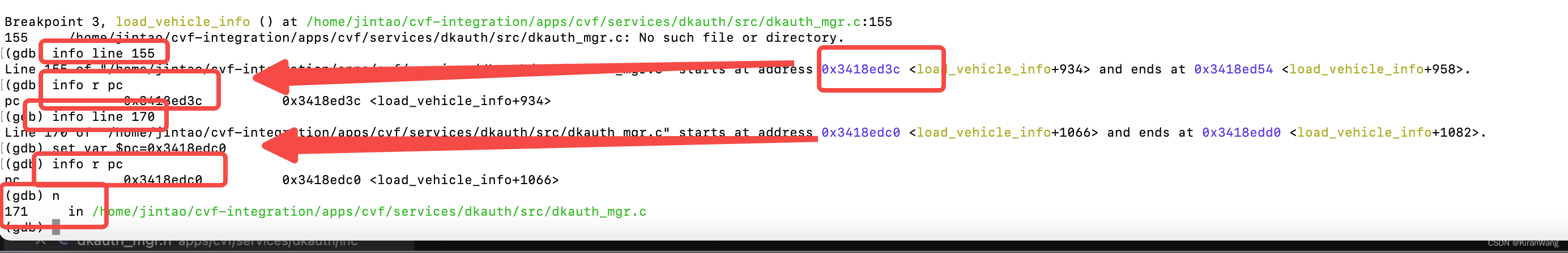 GDB 寄存器的查看与修改_linux下gdb怎么查看两个变量的寄存器-CSDN博客