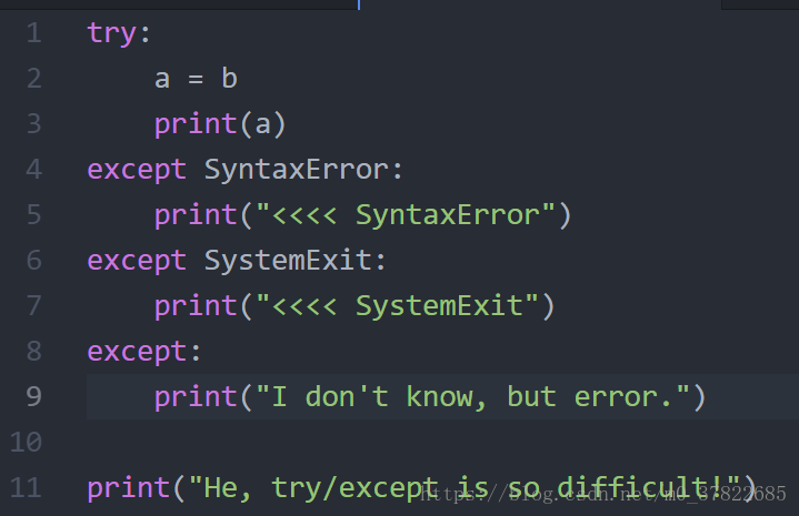 python try语句相关(try/except/else/finally/raise)_python try except raise ...