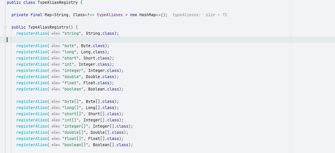 【Mybatis源码解析】 parameterType类型别名的运用和实现原理（包含＜typeAliases＞、@Alias）_mybatis parametertype-CSDN博客
