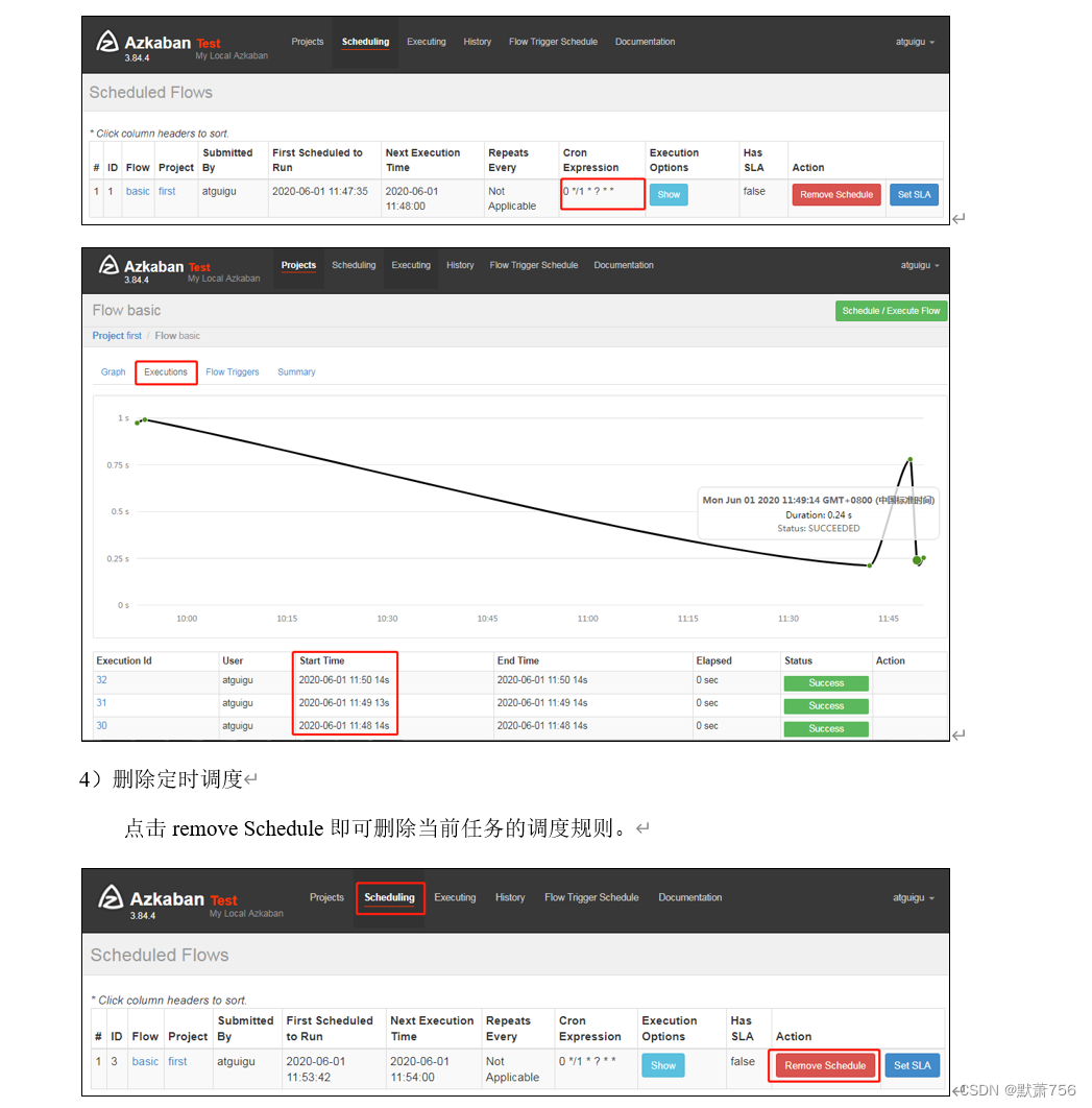 数仓学习笔记(9)——全流程调度(Azkaban)_azkaban运行时属性-CSDN博客