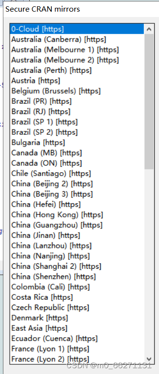 R 包安装_设定cran镜像,安装并加载e1071程序包,-CSDN博客